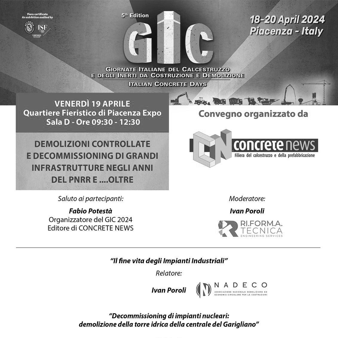 Demolire al tempo del PNRR - NADECO partecipa alla conferenza al GIC ...